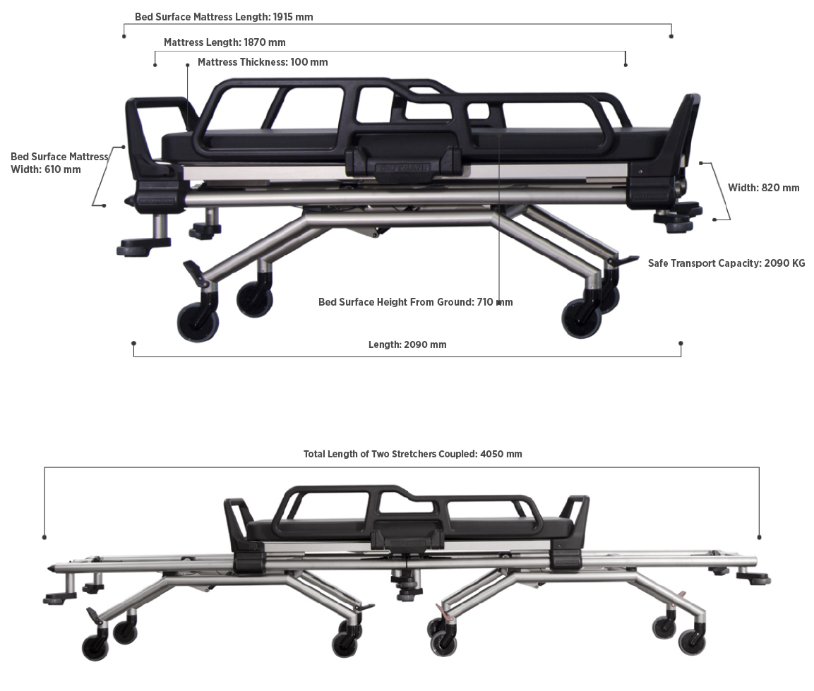 Operating Theatre Transfer Stretcher TT-10 – RAUSMANN – Hospital ...